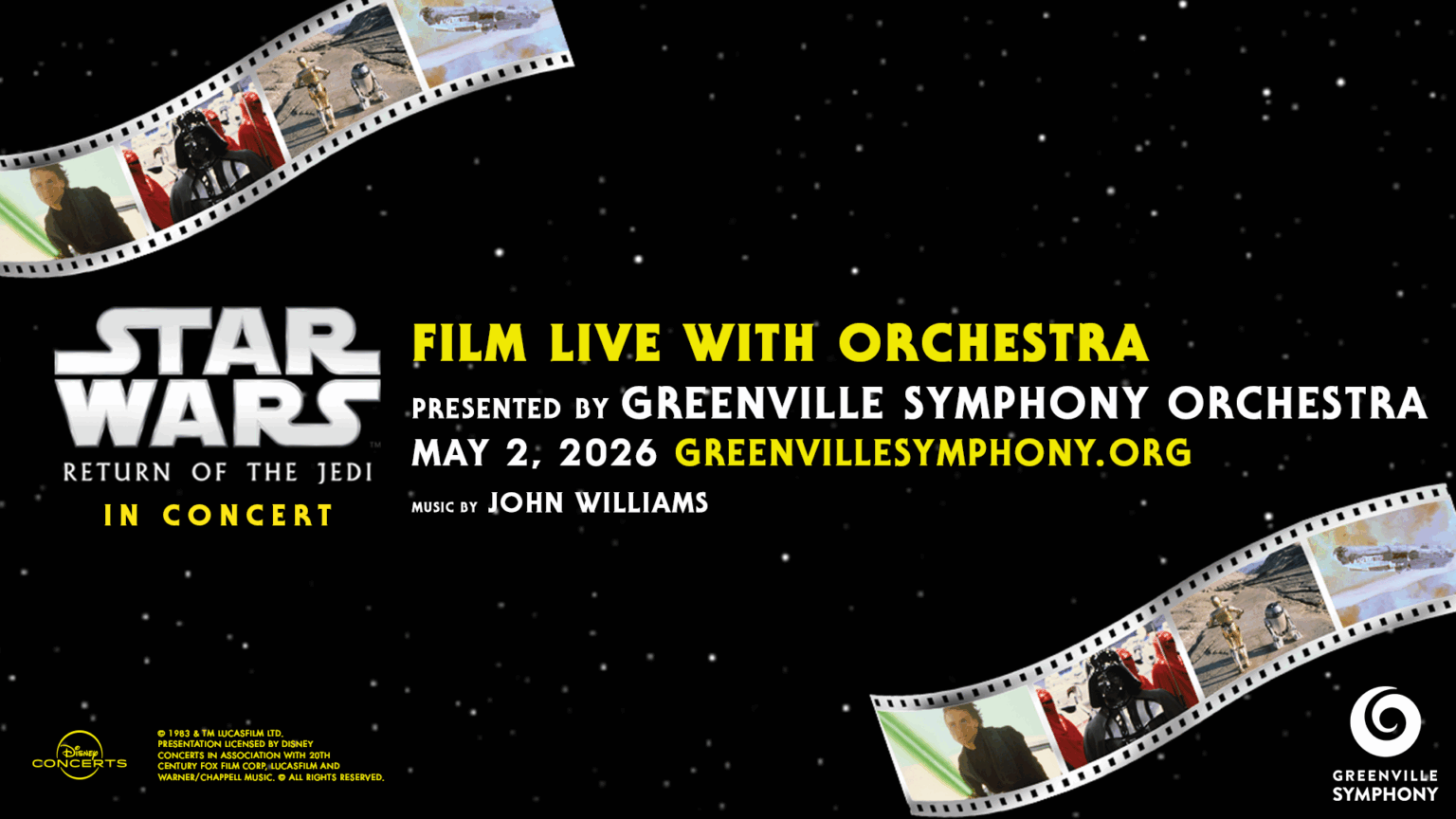 Star Wars: Return of the Jedi in Concert - Greenville Symphony Orchestra